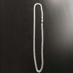 Accessories | Solid Silver Curb Chain | Poshmark
